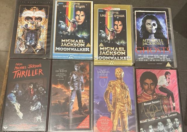 MICHAEL JACKSON MUSIC video VHS Tape Bundle retro £83.87 - PicClick UK