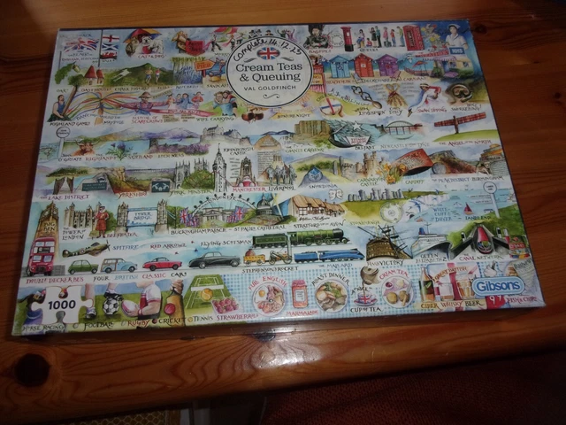 PUZZLE GIBSON CREMA & Puzzle di val goldfinch 1000 pezzi gibson ...