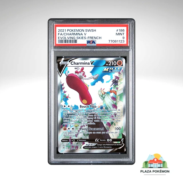 POKEMON CARD: CHARMINA Alternative 186/203 - Psa 9 - Celestial ...