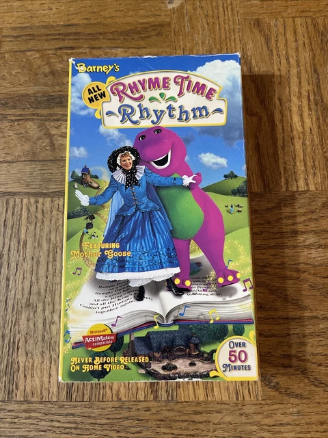 BARNEY RHYME TIME Rhythm VHS $230.62 - PicClick CA