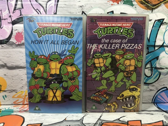 TEENAGE MUTANT NINJA Turtles TMNT VHS Retro Video Tape Movie Film ...