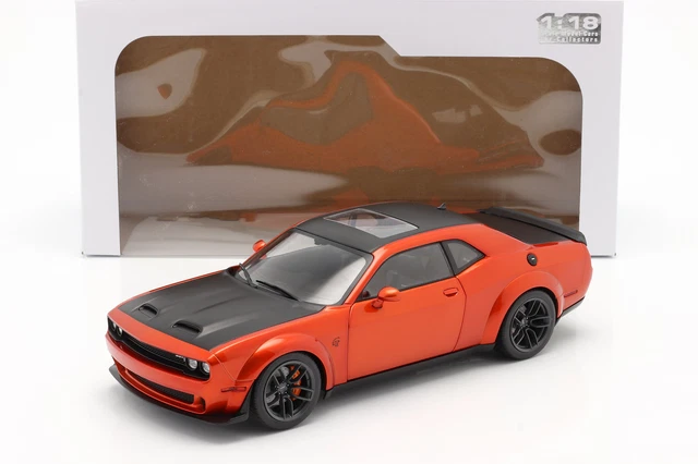 DODGE CHALLENGER SRT Hellcat Redeye Widebody 2020 orange 1:18 Solido ...