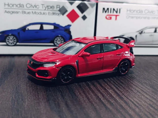 1/64 MINI GT Honda civic type R FK8 diecast red/black rims £33.12 ...