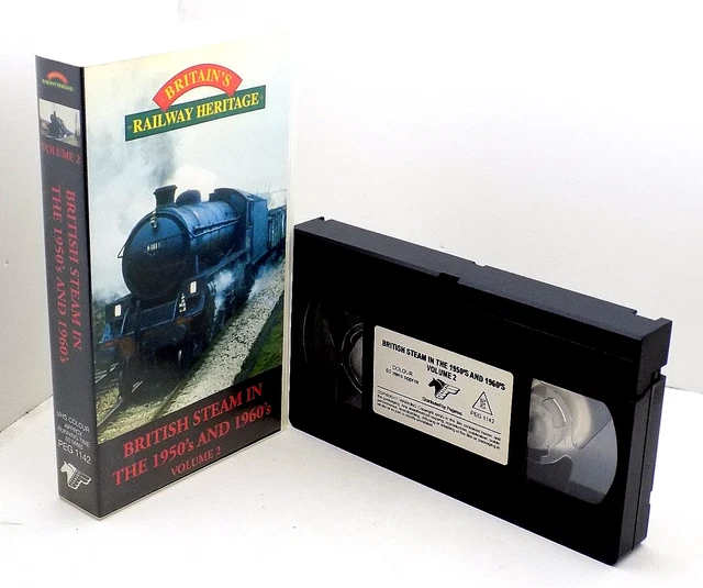 BRITISH STEAM IN The 1950s & 1960s Vol 2 VHS Video Tape (1997) Trains ...