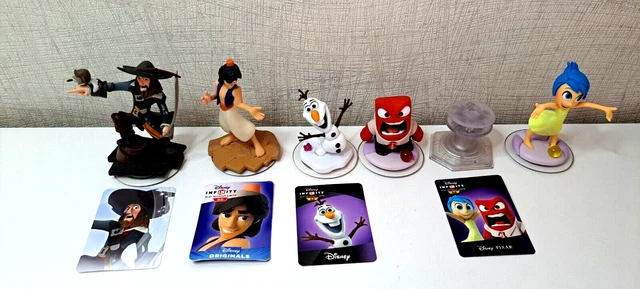 DISNEY INFINITY - Barbossa, ALADDIN, Olaf, Alles Steht Head Playset ...
