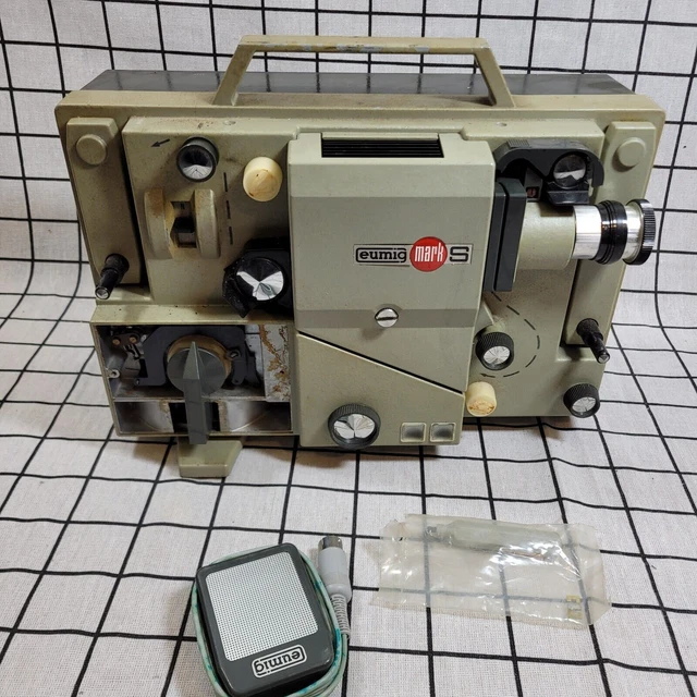 PROIETTORE SONORO EUMIG Mark S per TUTTI i formati di pellicola da 8 mm EUR 39,99 - PicClick IT