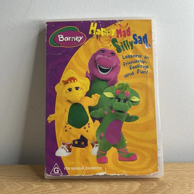 BARNEY - HAPPY MAD SILLY SAD DVD Region 4 PAL $16.87 - PicClick AU