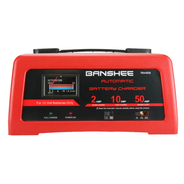 10/2/50 AMP 12 Volt Battery Charger Jump Engine Starter Car Boat ...