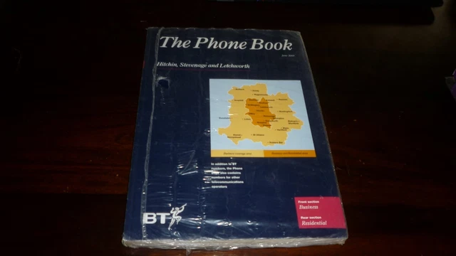 BT THE PHONE Book Hitchin, Stevenage & Letchworth, June 2000. £4.99 ...
