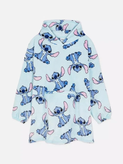 BNWT PRIMARK DISNEY LILO & STITCH HOODY Fleece Snuddie One Size FREE ...