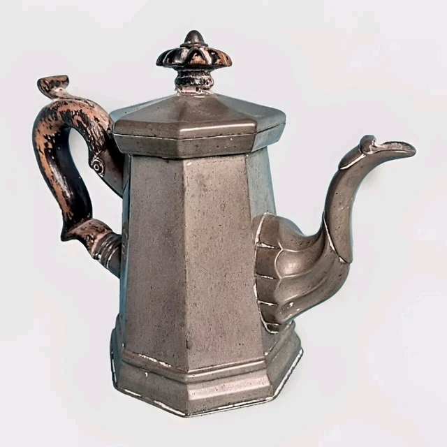 ANTIQUE JOSEPH WOLSTENHOLME Pewter Tea/Coffee Pot C19th £14.95 ...