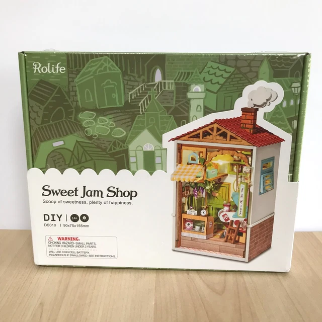 ROLIFE SWEET JAM Shop DIY Miniature House Kit Mini Town Series Age 14 ...