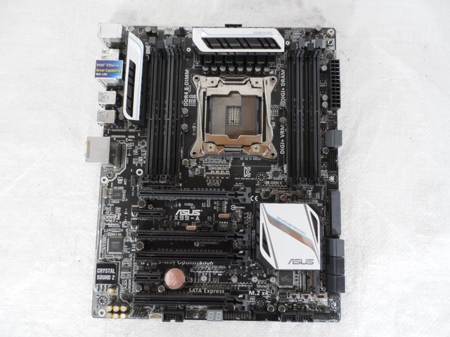 ASUS INTEL X99-A II Extreme Quad Channel ATX Motherboard LGA2011 v3 £43 ...