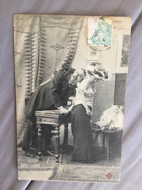 CPA FANTAISIE - Jeune femme timide chez le médecin EUR 4,95 - PicClick FR