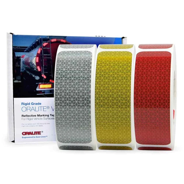 50M X 50MM Orafol ORALITE contour marking tanker sticker ECE 104 reflex film £85.28 - PicClick UK