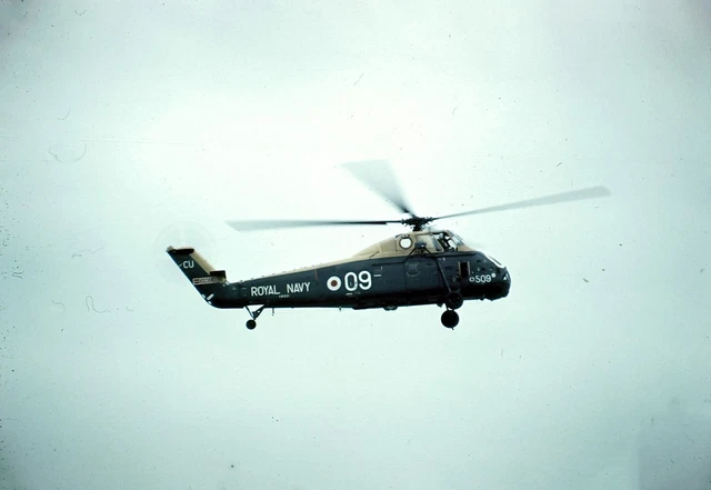 ROYAL NAVY, WHIRLWIND, XK360, at Yeovilton, in 1964, aircraft slide £4. ...