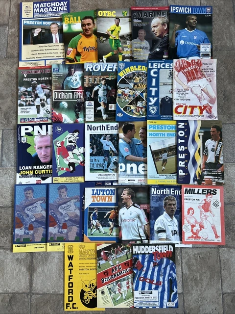 JOB LOT PRESTON North End Football Programmes £3.84 - PicClick UK