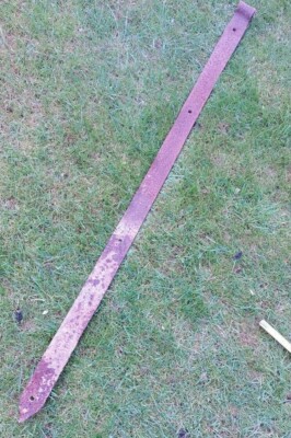 LARGE ANTIQUE/VINTAGE FARM Gate/Barn Door Wrought Iron Hinge Plate ...