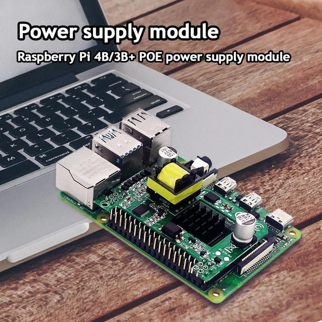 ETHERNET POE POWER Supply Modules with Heatsinks for Raspberry Pi 4B/3B+ £12.24 - PicClick UK