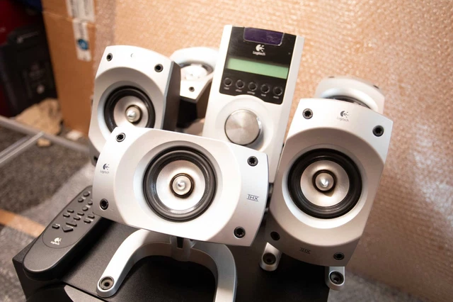 LOGITECH Z-5500 5.1 Digital Surround Sound Speaker System THX Certified ...