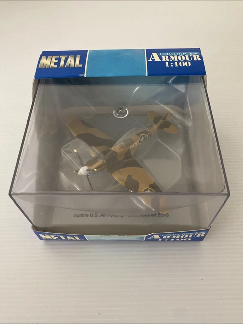 ARMOUR METAL COLLECTION 1:100 Scale SPITFIRE U.S. AIR FORCE 2 W.W. ACES ...