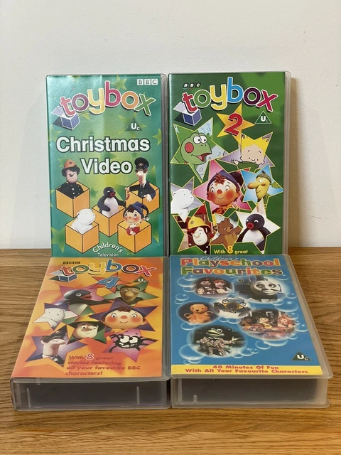 VINTAGE VHS VIDEO Tapes 1990s. Toybox 2 / 4 / Christmas Video Bundle X4 Children £59.99 ...
