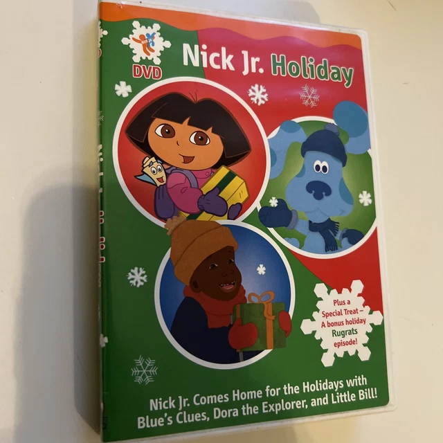 NICK JR HOLIDAY DVD Sampler (Dora the ExplorerBlues CluesLittle Bill ...