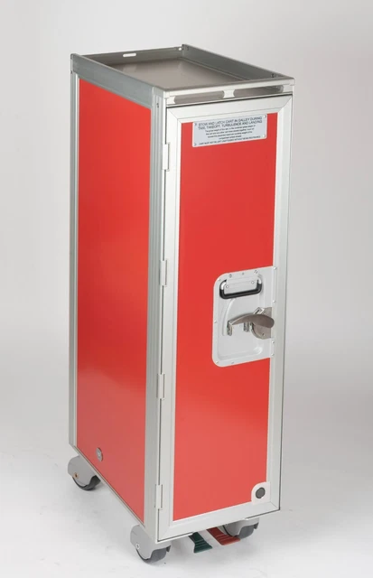 FLUGZEUGTROLLEY HALF SIZE Airlinetrolley Servierwagen Catering Trolley ...