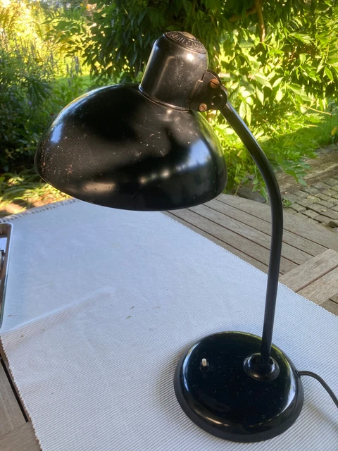 ORIGINAL KAISER IDELL Lampe Bauhaus Schreibtischlampe gebraucht 1949 ...