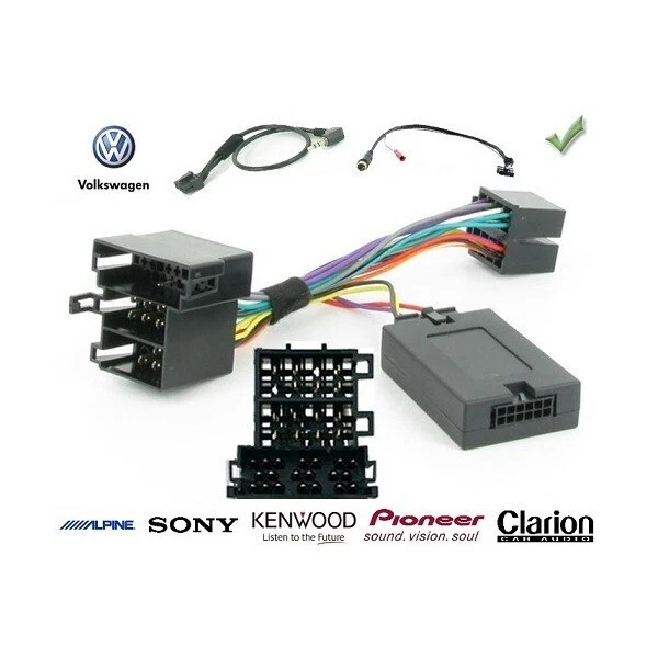 COMMANDE AU VOLANT Volkswagen Golf 4 - Pour Pioneer complet avec ...