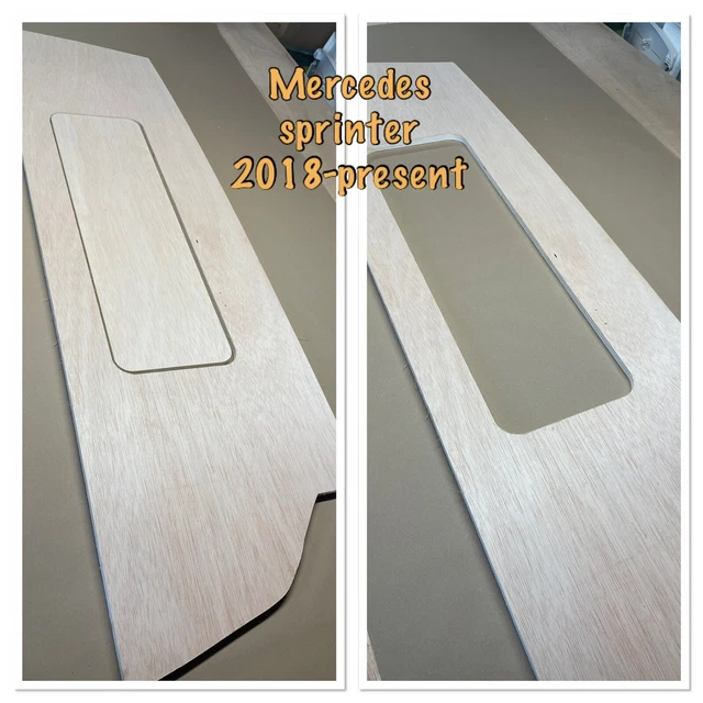 MERCEDES SPRINTER 2018- Present Cab Fascia PAPER Template Not Wood £18. ...