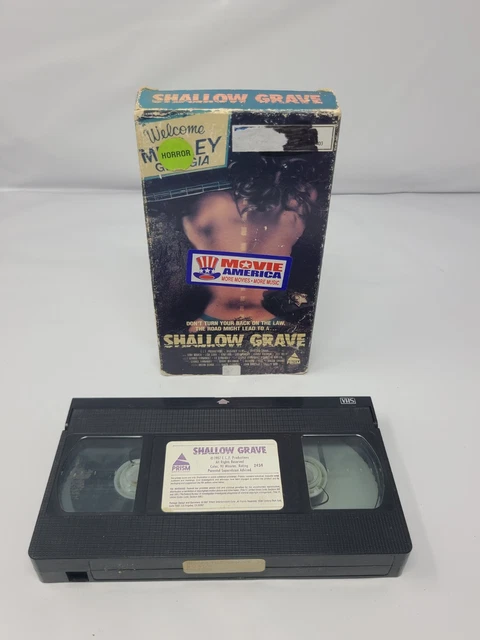 SHALLOW GRAVE VHS 1987 Rare Horror Slasher Prism Entertainment £13.49 ...