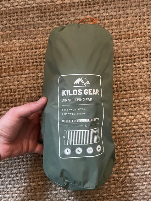 KILOS GEAR AIR Sleeping Pad inflatable camping mat with built in pump £ ...