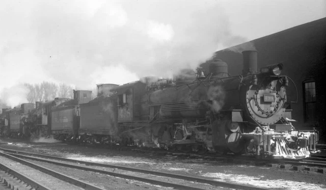 D&RGW DENVER RIO Grande Western Railway Narrow Gauge, No 498 Old Train ...