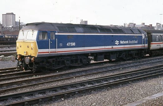 ORIGINAL COLOUR SLIDE of 47598 BR class 47 diesel loco £2.25 - PicClick UK