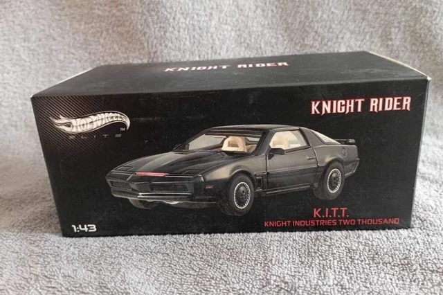 K 2000 KNIGHT Rider KITT Voiture Véhicule Hot Wheels Elite 1.43 TRES ...