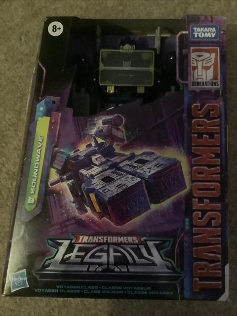 TRANSFORMERS LEGACY GENERATIONS Voyager Class Soundwave Action Figure ...