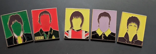 OASIS BADGE SET Liam Noel Gallagher Britpop Madchester £12.00 - PicClick UK
