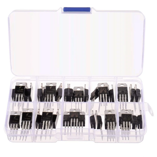 SERIE TIP TRANSISTOR silicio kit assortimento transistor applicazioni amplificatore EUR 16,09 ...