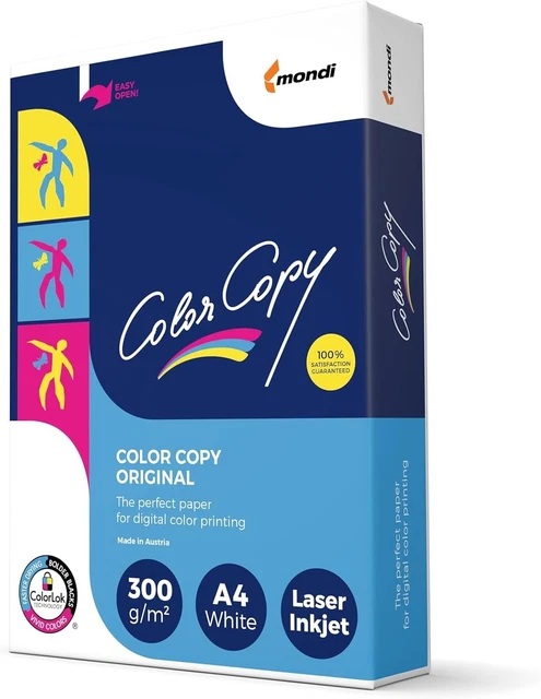 A4 300GSM LASER Printer Paper – Uncoated, 125-Sheet Ream, Bright 98 £20 ...