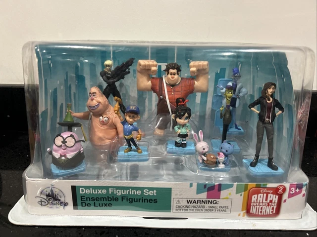 DISNEY STORE DELUXE Figurine Set Ralph Breaks The Internet Wreck It ...