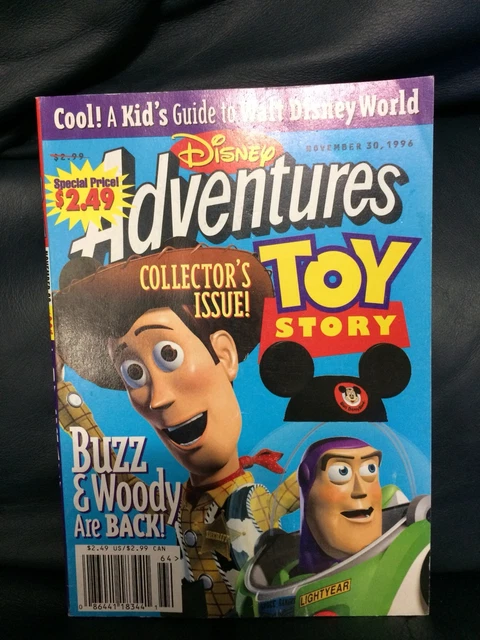 DISNEY ADVENTURES COLLECTOR'S Magazine TOY STORY - NOV. 1996 Buzz ...