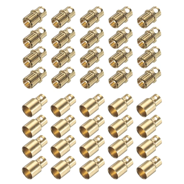 10 PAIRS BANANA Plugs Connector 8mm Male Female Banana Plug for Speaker ...