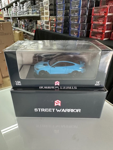 BMW M4 G82 Adro Body Kit Widebody Miami Blue 1/64 Diecast Car By Street ...