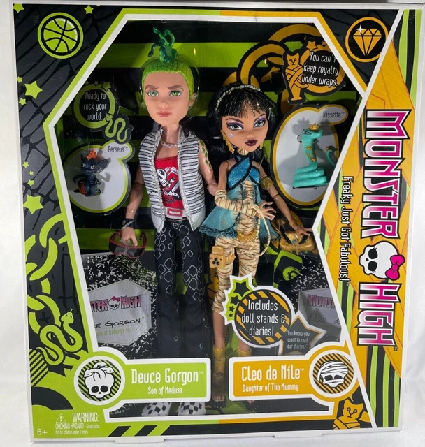 POUPÉES MONSTER HIGH Doll Cleo De Nile And Deuce Gorgon RARE 2009 ...