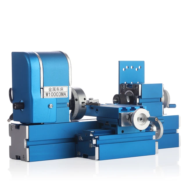 24W MINI METAL Lathe Machine DIY Tool Benchtop Wood Lathe Woodworking ...