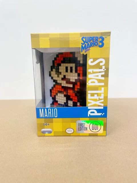 SUPER MARIO BROS. 3 Pixel Pals Mario 001 Light Up Figure #1 2017 EUR 25 ...
