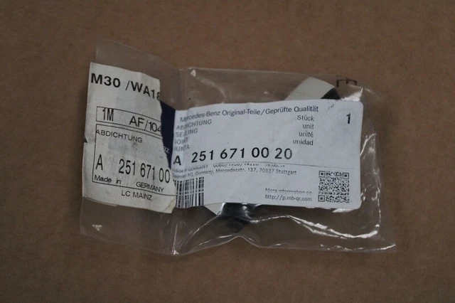 ORIGINAL MERCEDES BENZ Abdichtung Dichtung A2516710020 EUR 7,00 ...