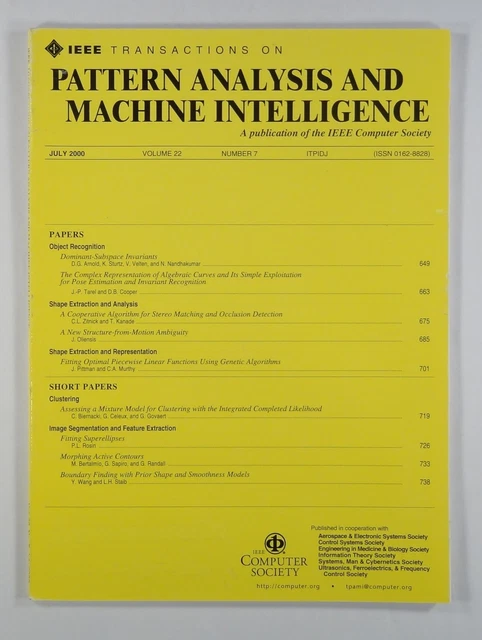 2000 IEEE MACHINE INTELLIGENCE Vol22No7 3d processing IMAGE ...