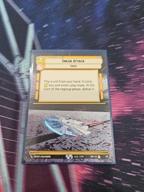 STAR WARS UNLIMITED TCG Sneak Attack Hyperspace EUR 8,62 - PicClick FR